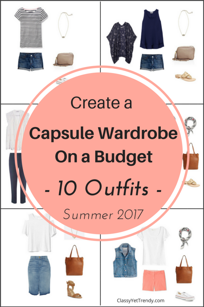 Create A Capsule Wardrobe On A Budget 10 Summer Outfits